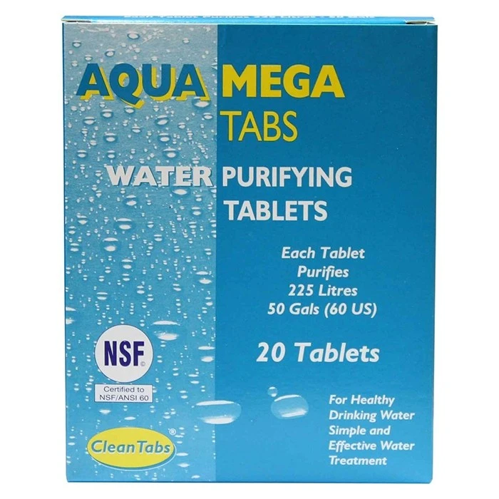 Get Fast Express Shipping on Vintage Style Aquatabs 20 Mega Tabs at Wildcampusa.com.